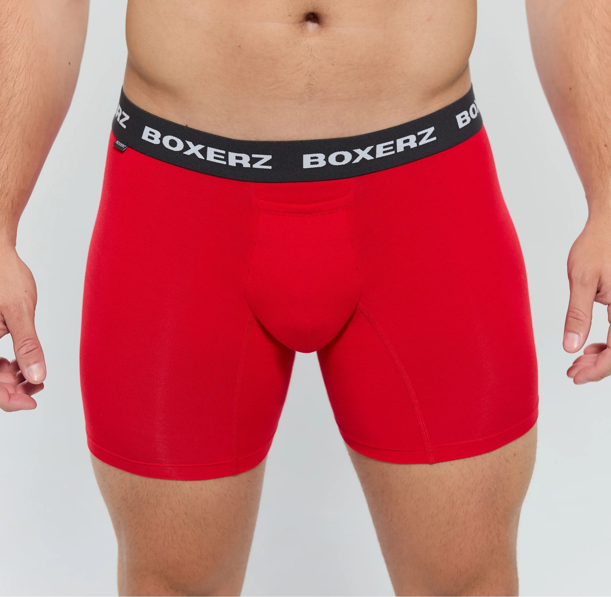 Men's Boxer Brief | Anti-Chafe | Red
